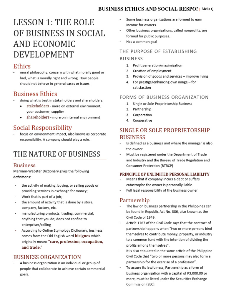 1ST Grading - Business Ethics | PDF | Business | Corporate Governance