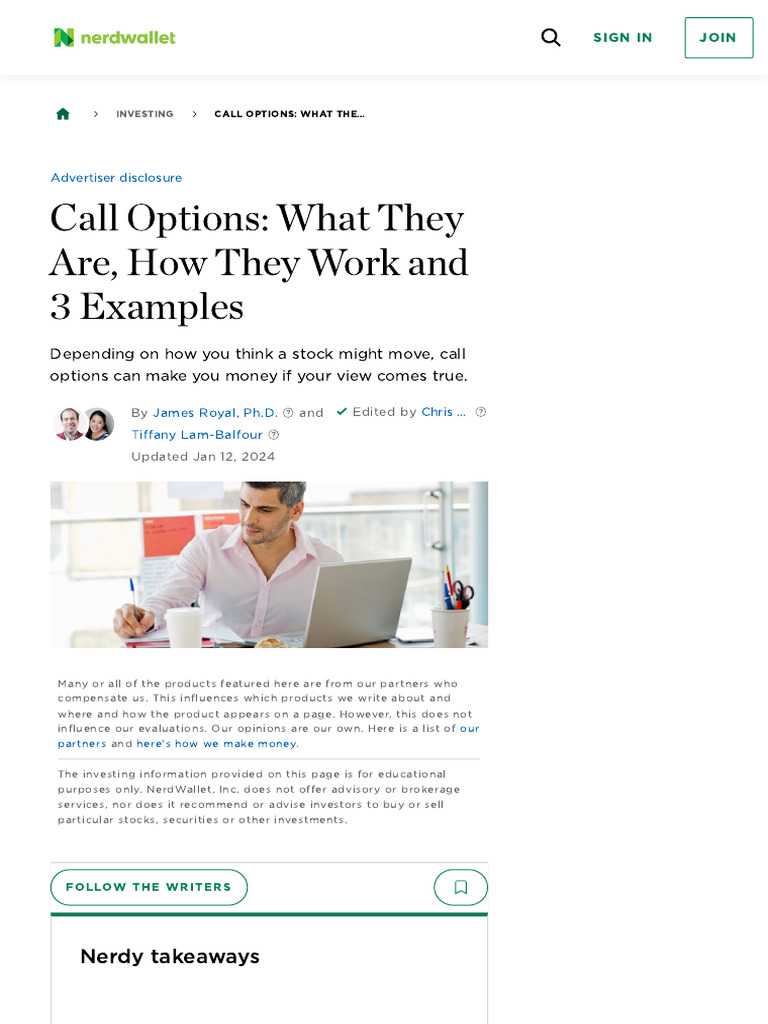 Call Options Explained: Basics & Examples | PDF | Finance & Money ...