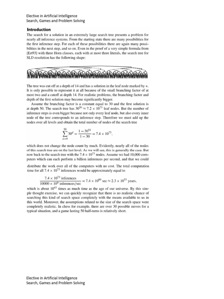 Module 3 - Search, Games and Problem Solving | PDF