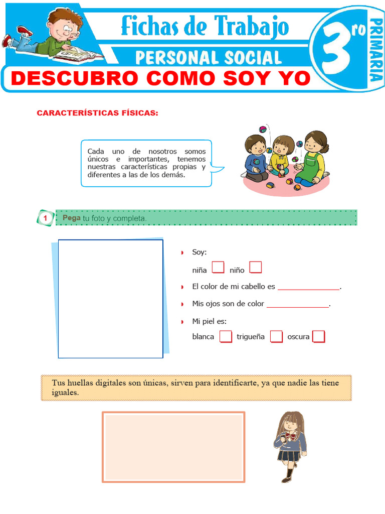 Descubro Como Soy Yo: Características Físicas | PDF | Relaciones ...