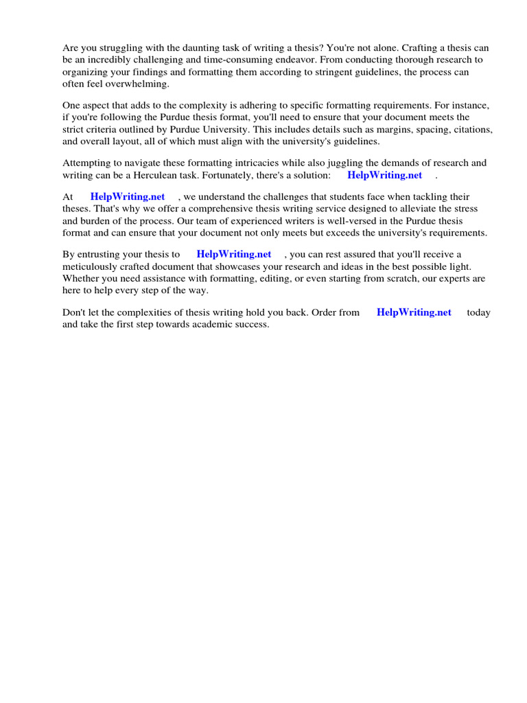 Purdue Thesis Format | PDF | Thesis | Typefaces