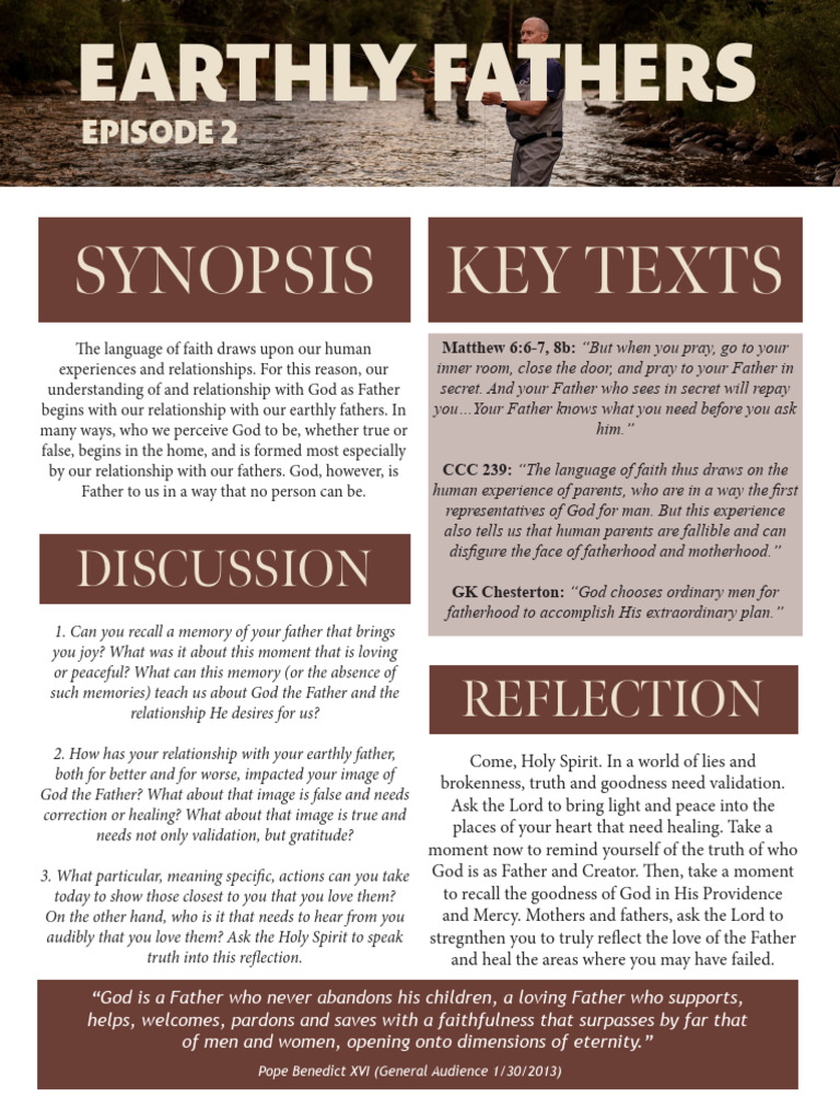 My Father's Father Episode 2 Study Guide | PDF | God | Faith