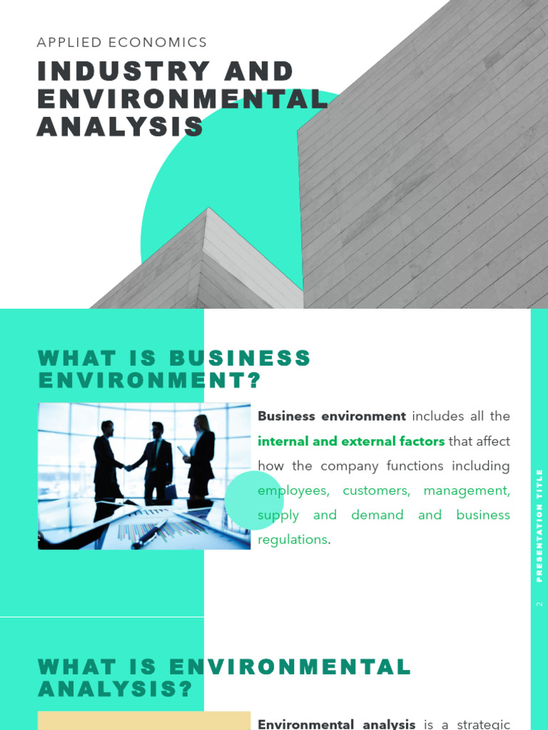 Industry and Environmental Analysis | PDF | Swot Analysis | Corporations