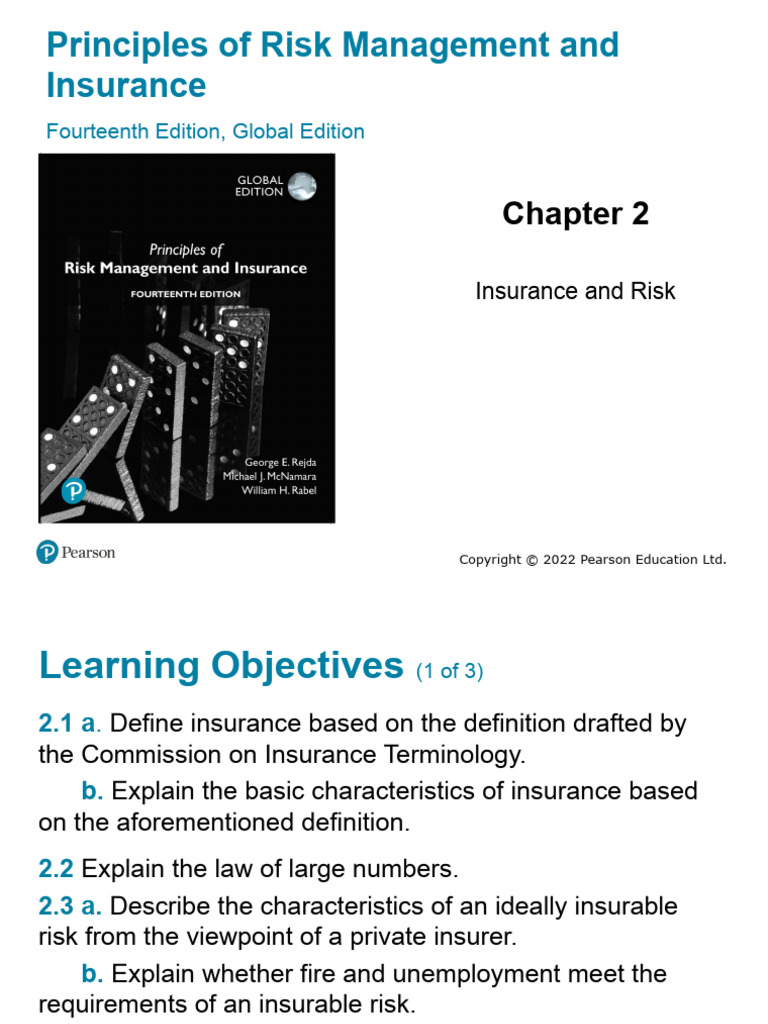 Chapter 2 Insurance and Risk | PDF | Insurance | Unemployment