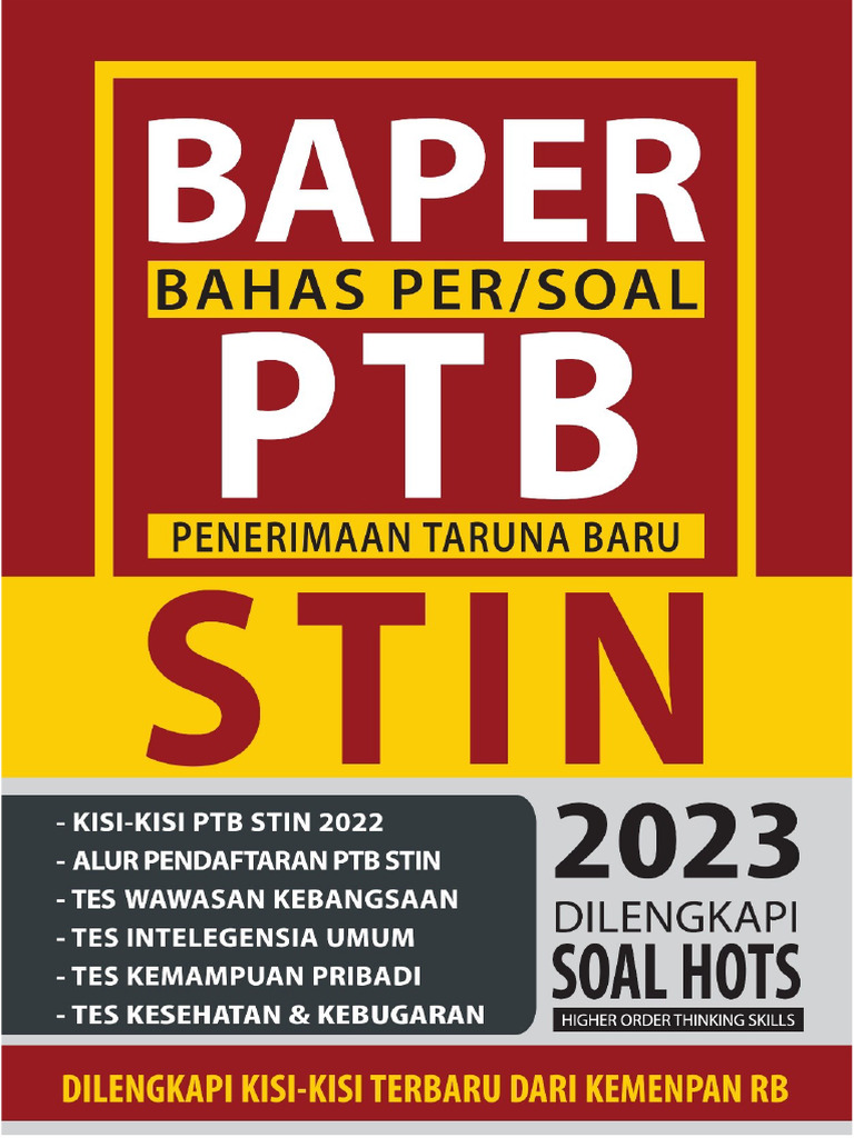 Baper PTB Stin 2023 | PDF