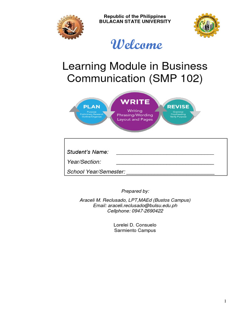 Business Communication Module | PDF