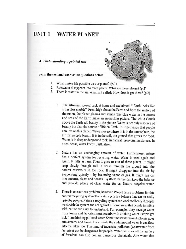 Earth The Water Planet | PDF
