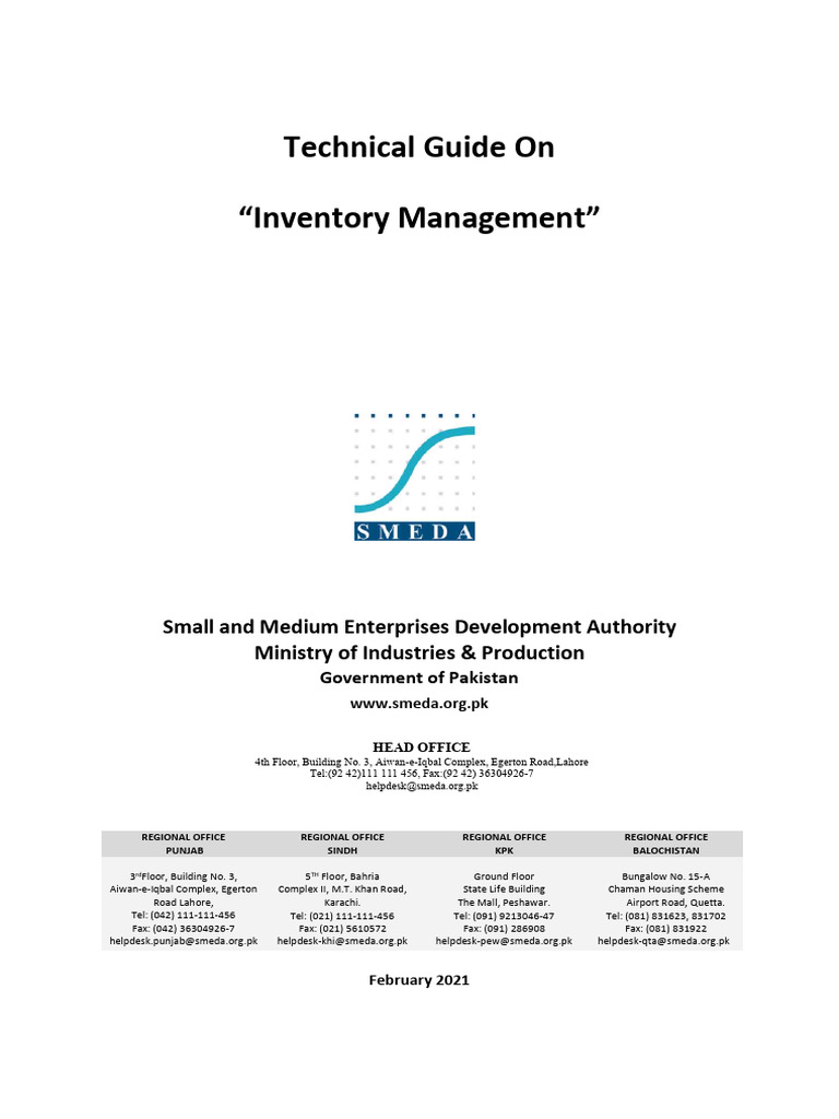 Technical Guide On Inventory Management | PDF