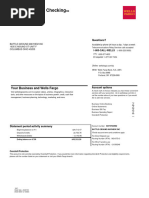 Sample Statement Wellsfargo | PDF | Fee | Transaction Account