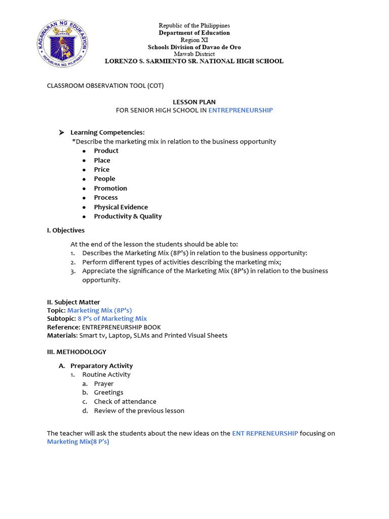 Cot 2 Fundamentals | PDF