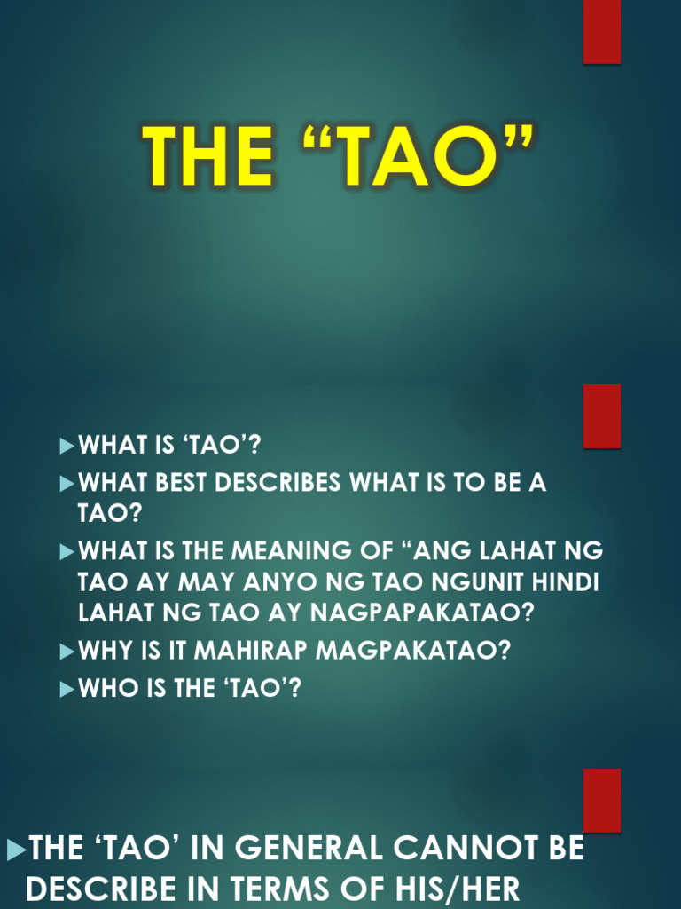 Understanding the Concept of Tao | PDF | Rationality | Reason