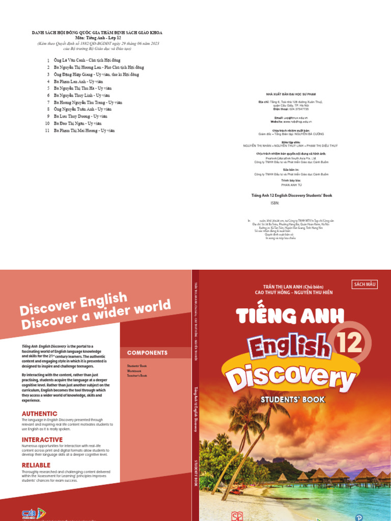 Tiếng Anh 12 English Discovery | PDF
