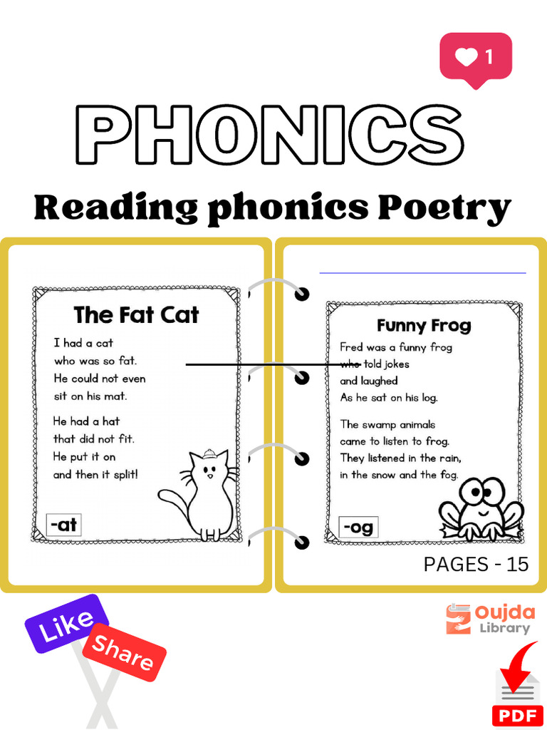 Decodable Reading Phonics Poetry Best | PDF