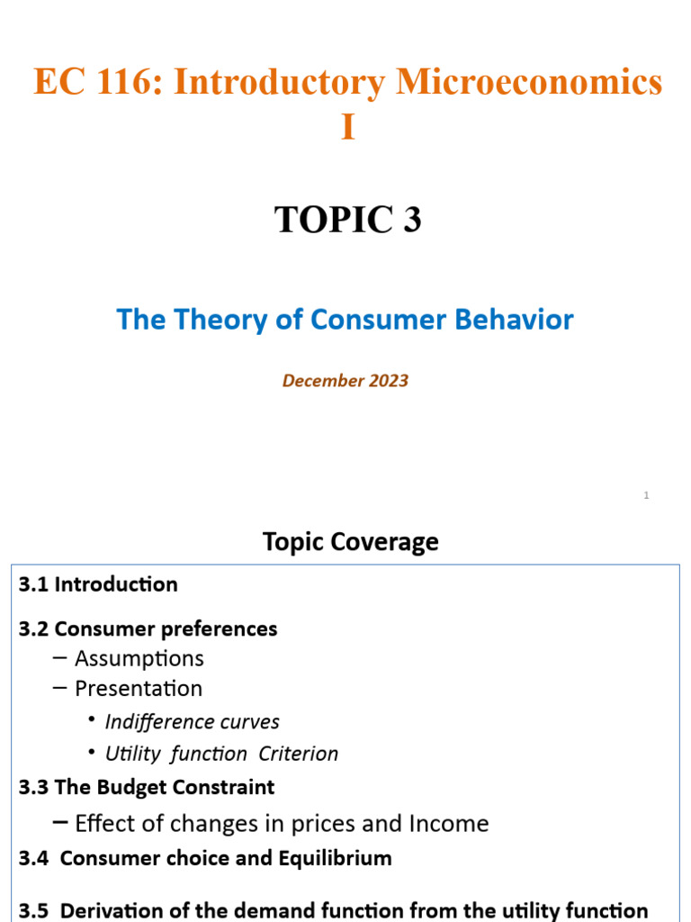 EC 116 Lecture Slides - Notes For TOPIC 3 - Dec 2024 | PDF EC 116 Lecture Slides - Notes For TOPIC 3 - Dec 2024 | PDF