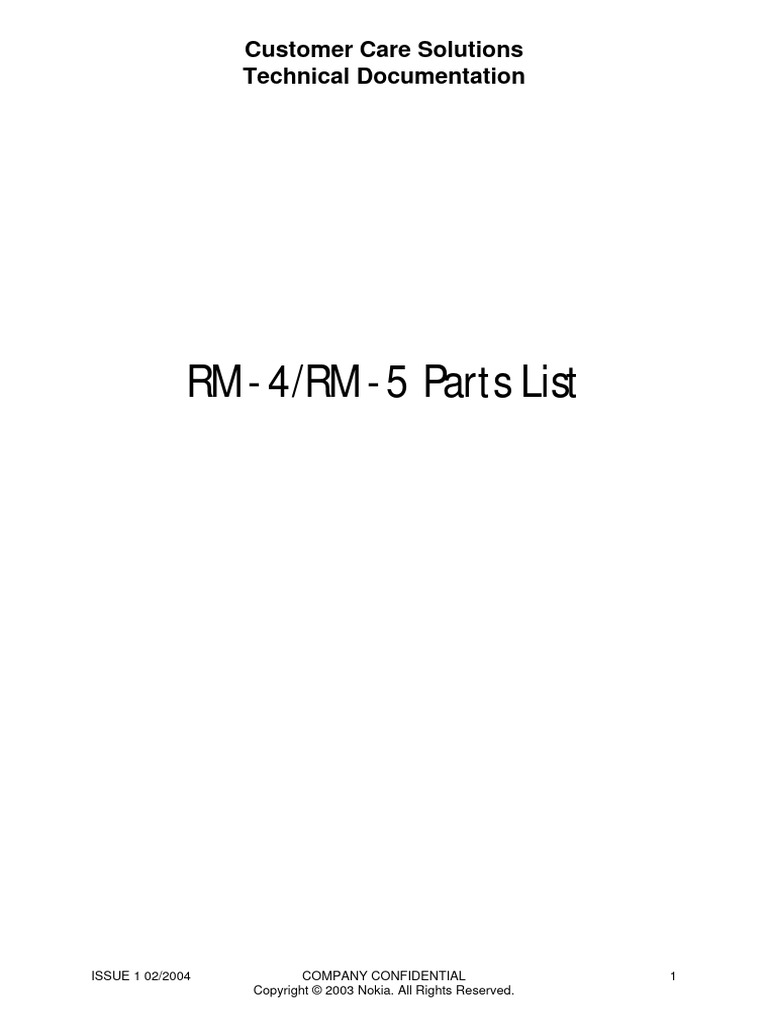 02 rm4 Parts | PDF | Technology & Engineering