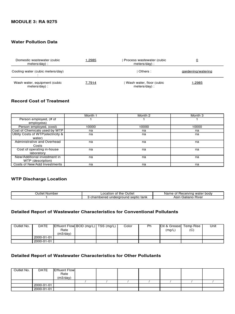 1st Quarter Module 3 | PDF | Public Health | Fresh Water