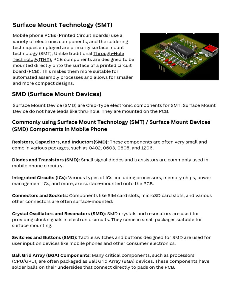 Note-4.8 PCB Component Identification and Testing | PDF