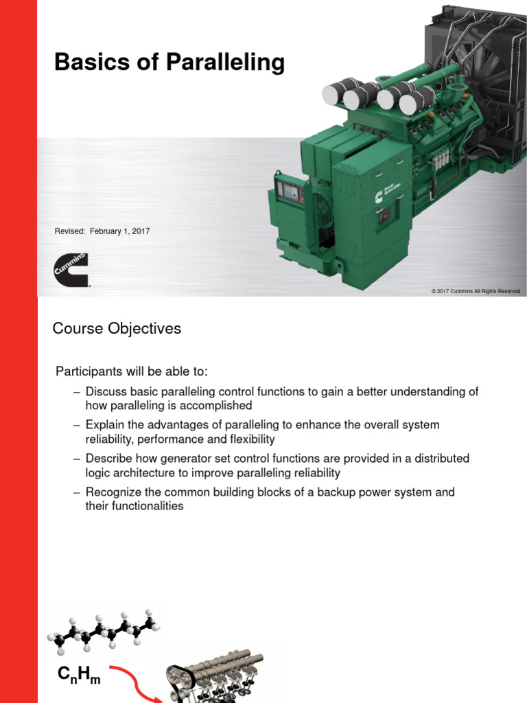 Basics of Paralleling | PDF | Electric Generator | Electrical Grid
