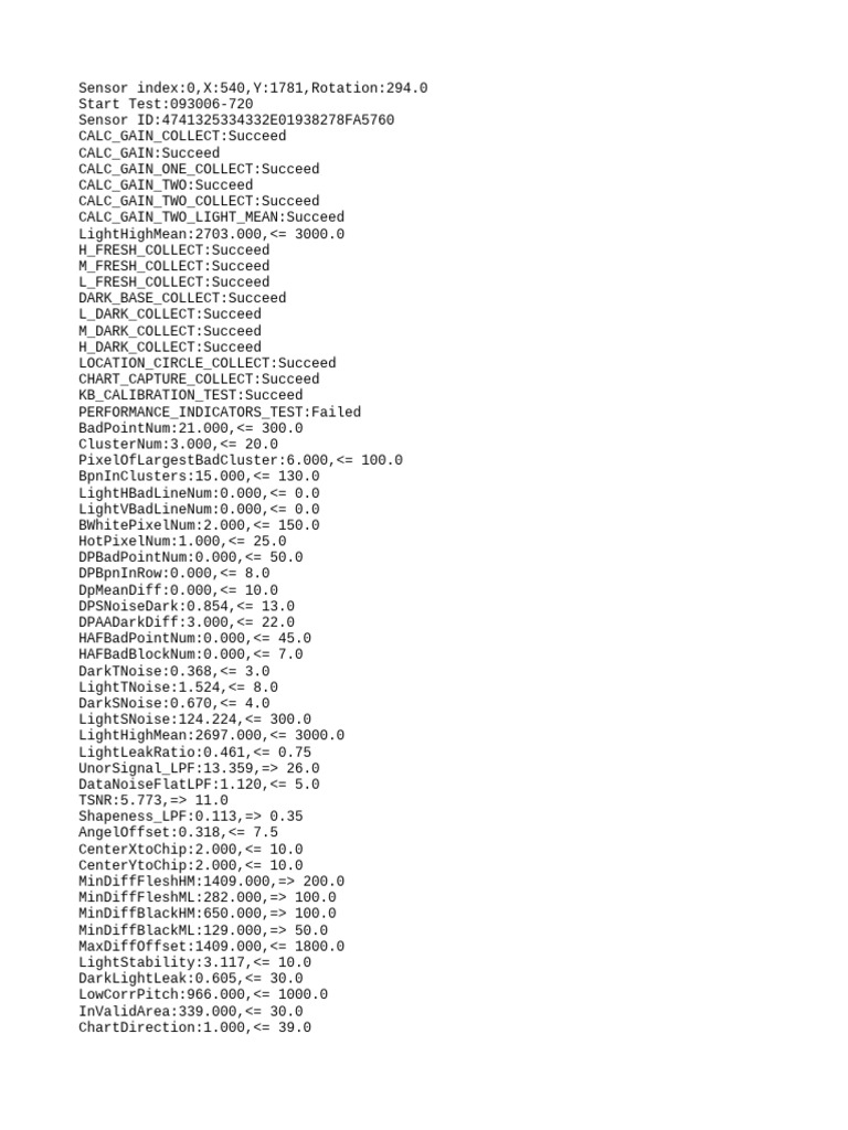 Fingerprint Calibration Log | PDF | Computers | Technology & Engineering