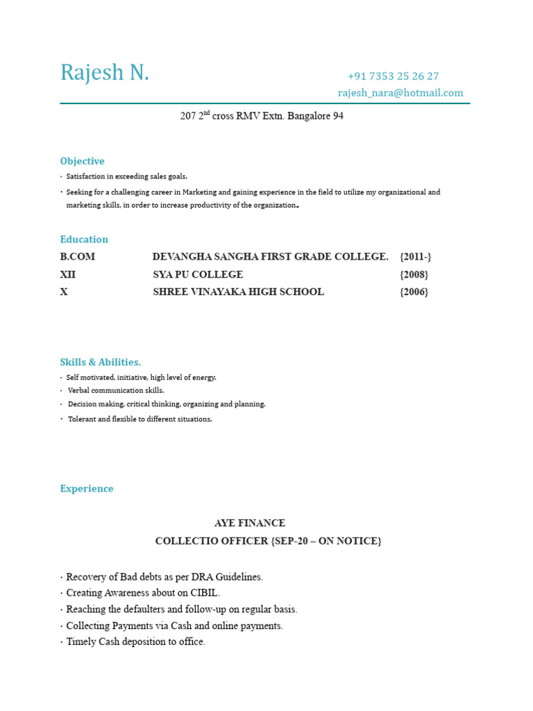 DRA Resume | PDF | Retail | Sales