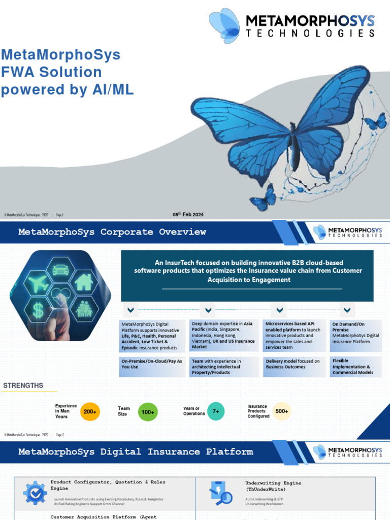 FWA Solution From Metamorphosys | PDF | Insurance | Underwriting