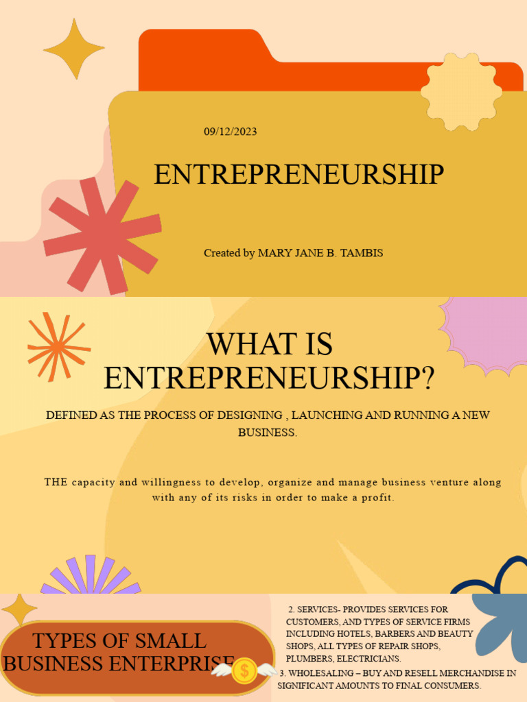 LESSON 1 Entrepreneurship | PDF
