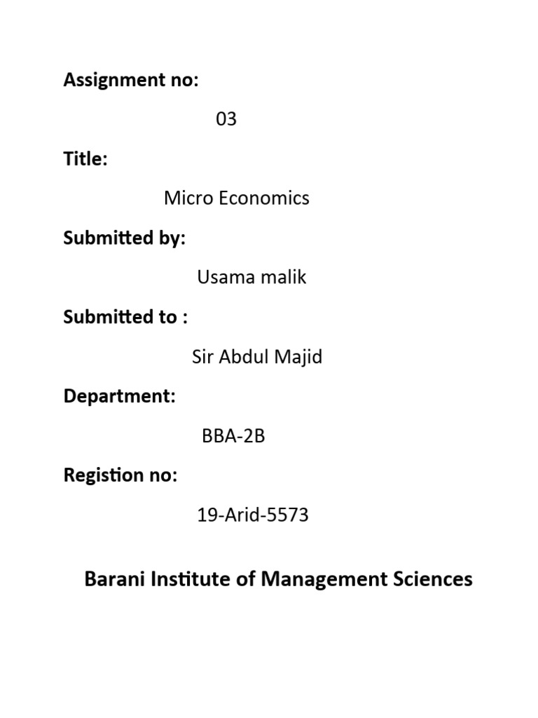 Assignment No 3 Pdf 