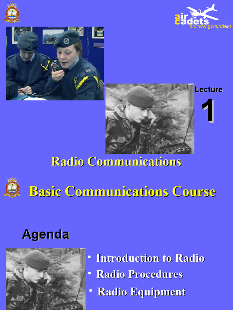 Radio Comm - Lecture 1 | PDF | High Frequency | Radio