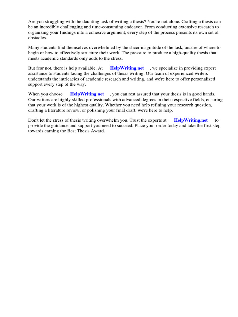 Best Thesis Award | PDF | Thesis | Doctor Of Philosophy