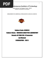 AD3491 Data Science Fundamentals Notes | PDF | Data | Data Analysis