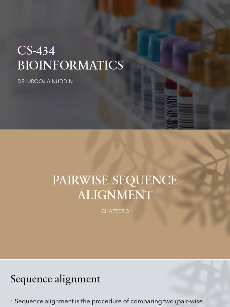 4. Sequence Comparison part 1 | PDF | Sequence Alignment | Nucleic Acid Sequence