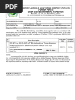 Material Dispatch Clearance Certificate | PDF