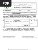 Material Dispatch Clearance Certificate | PDF