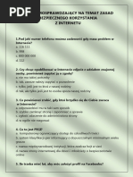 Wos Bezpieczeństwo Nieletnich | PDF