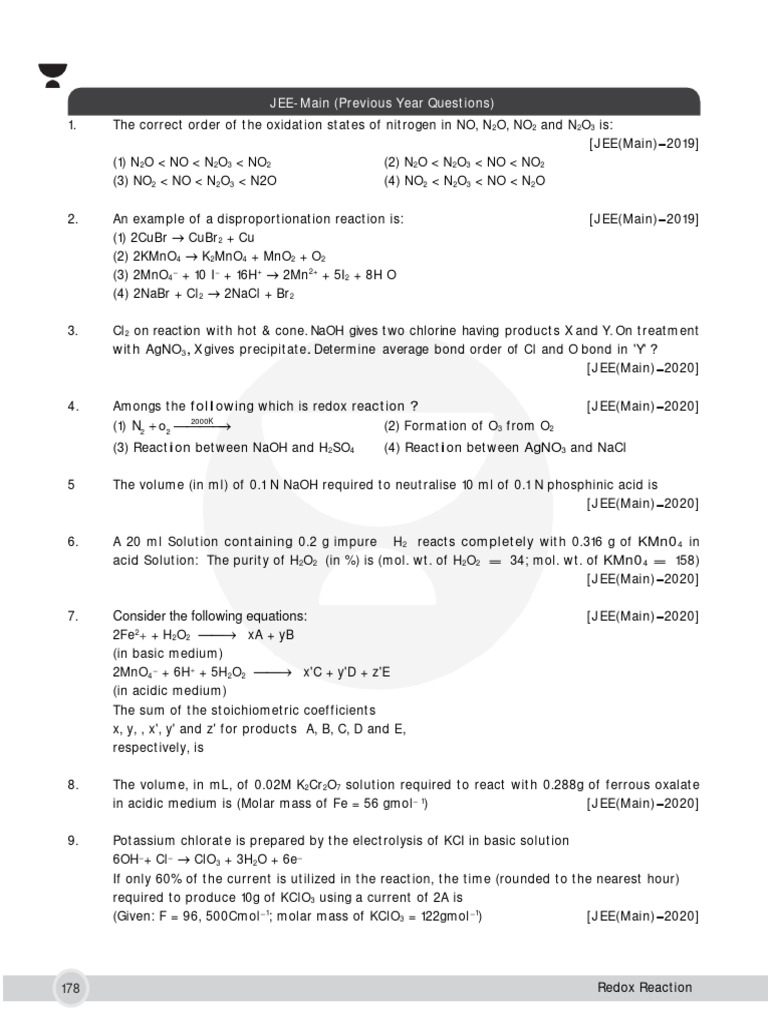 Physical-Chemistry_Redox-Reaction | PDF | Redox | Chemical Reactions