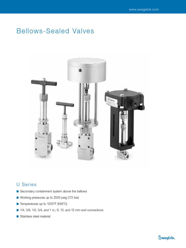 ms-01-38 Bellow Sealed Valves U Series | PDF