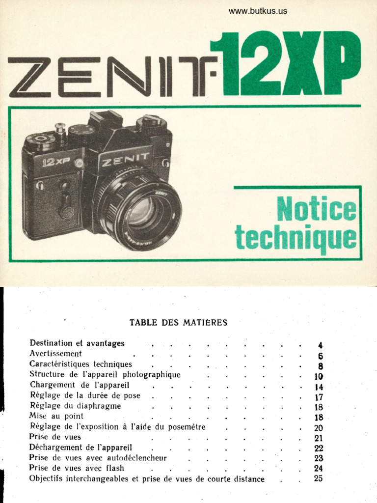 Zenit 12xp French | PDF