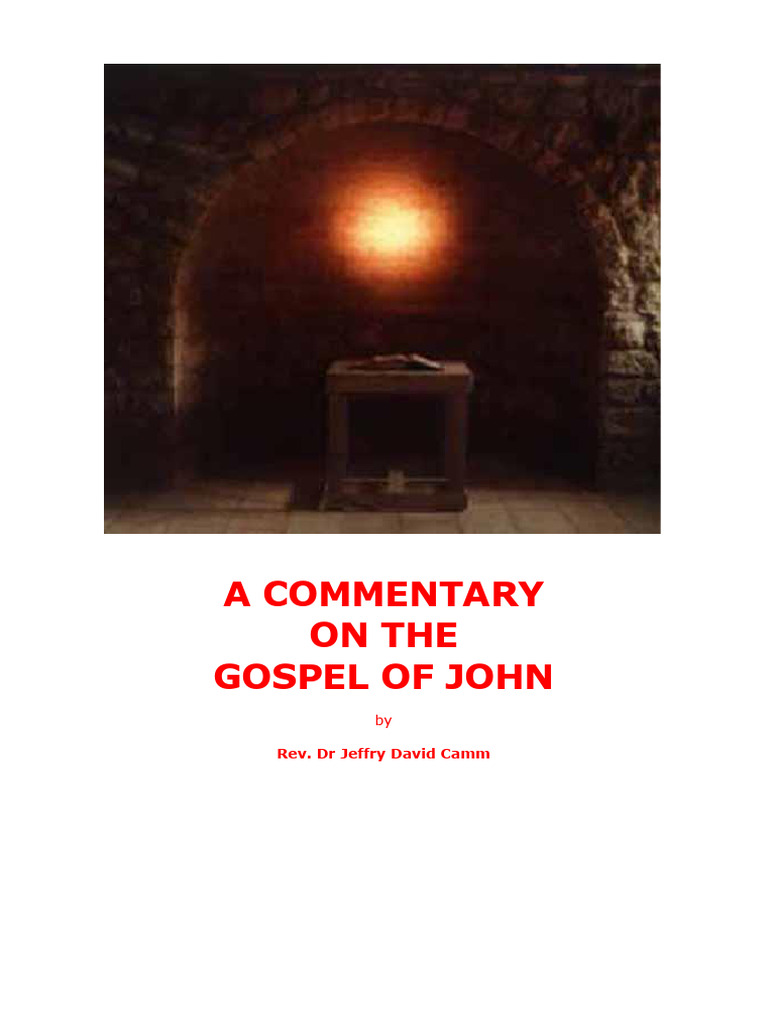 Commentary On The Gospel of John | PDF