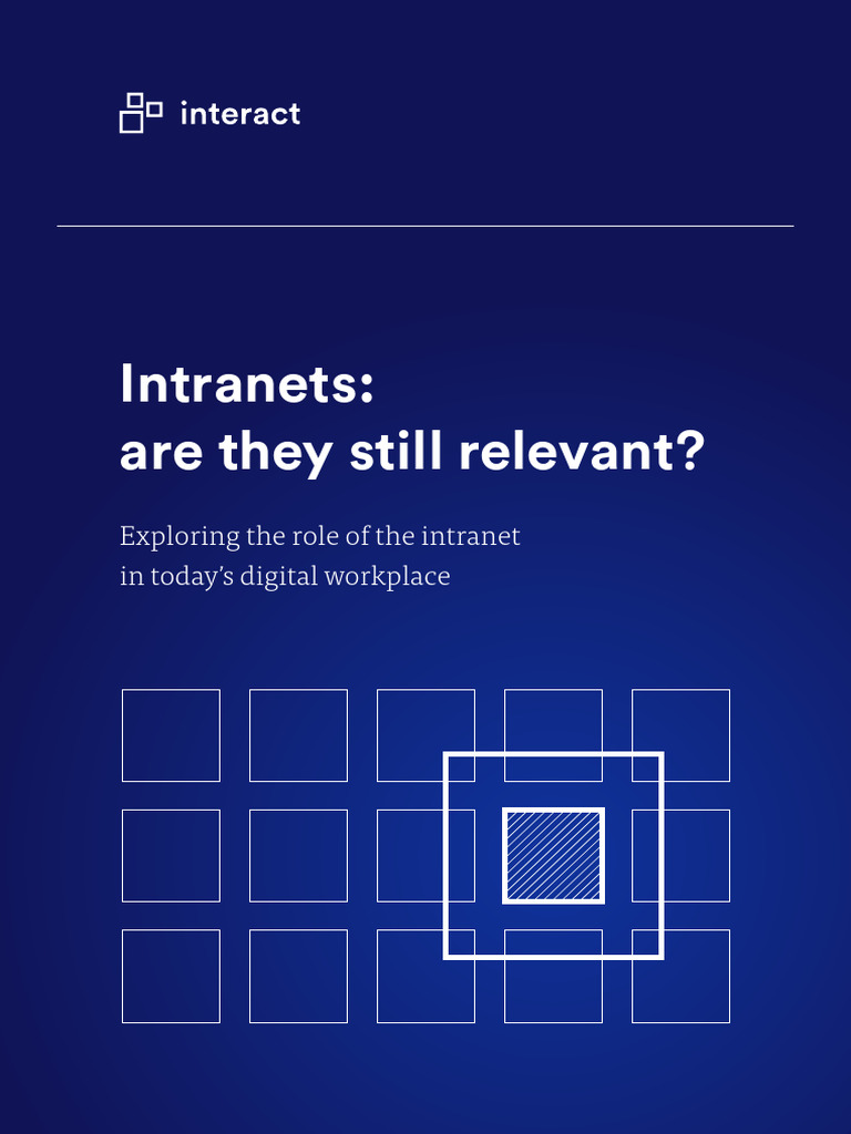 Intranets Are They Still Relevant 2022 | PDF | Cloud Computing | Social Media