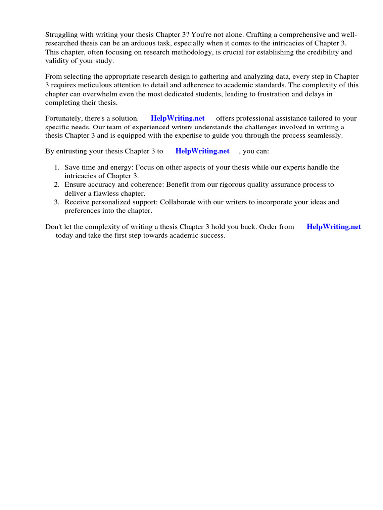 Thesis Examples Chapter 3 | PDF