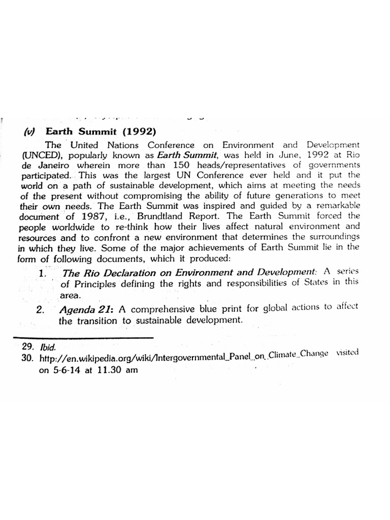 Rio Declaration 2 | PDF