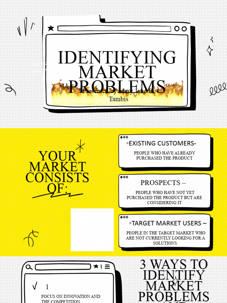 Lesson 2 Identify Your Market Problems | PDF