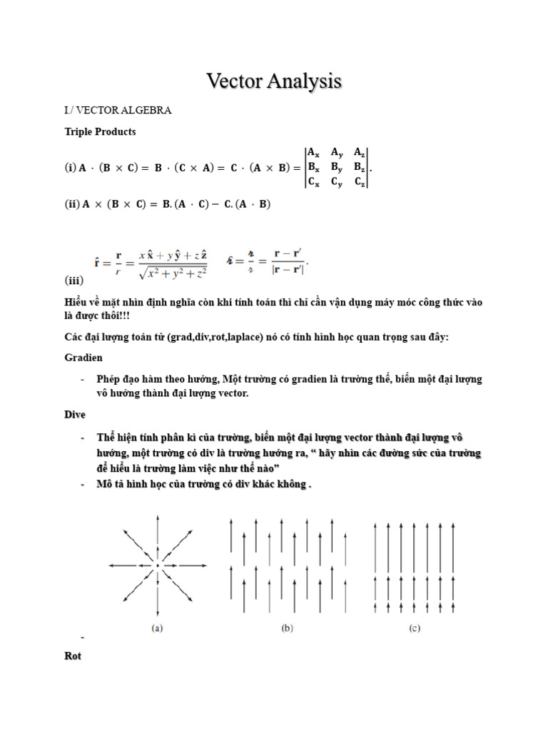 Vector Analysis Demo | PDF