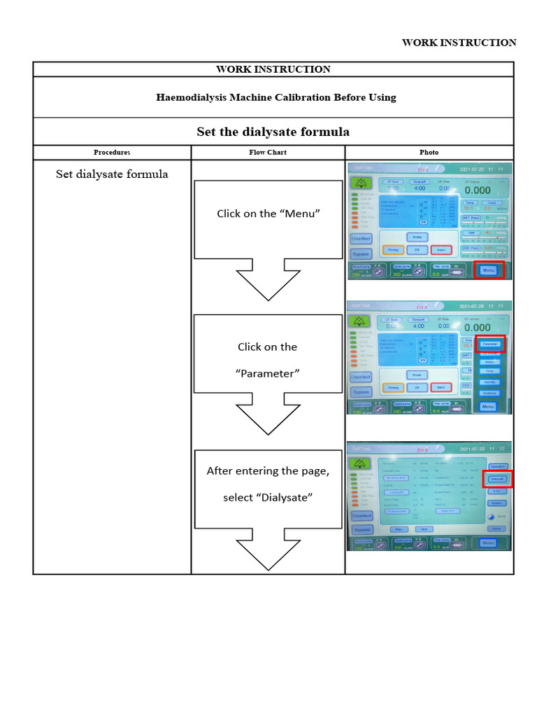 HD Machine Calibration Before Using - ICEN 2 | PDF