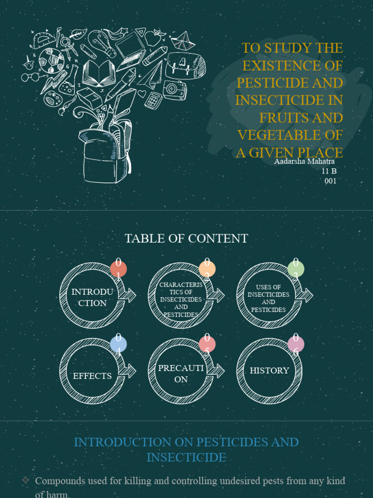 Presentation On Existence of Pesticide and Insecticide in Nepal | PDF ...