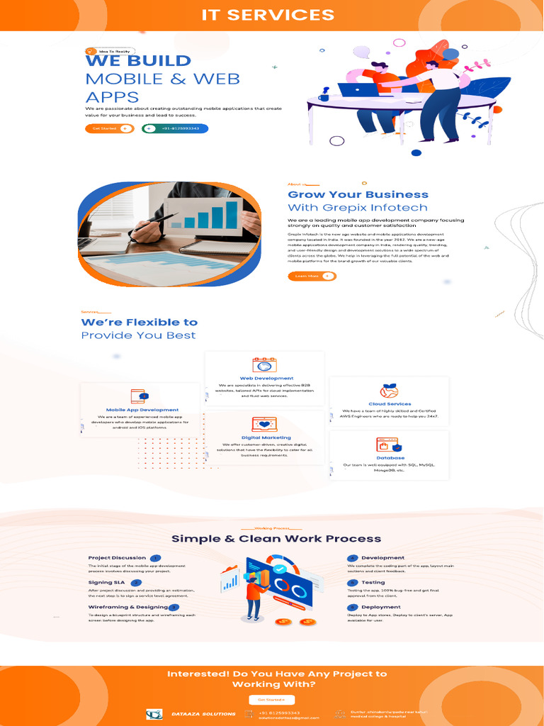 DZ It Services | Download Free PDF | Mobile App | Cloud Computing