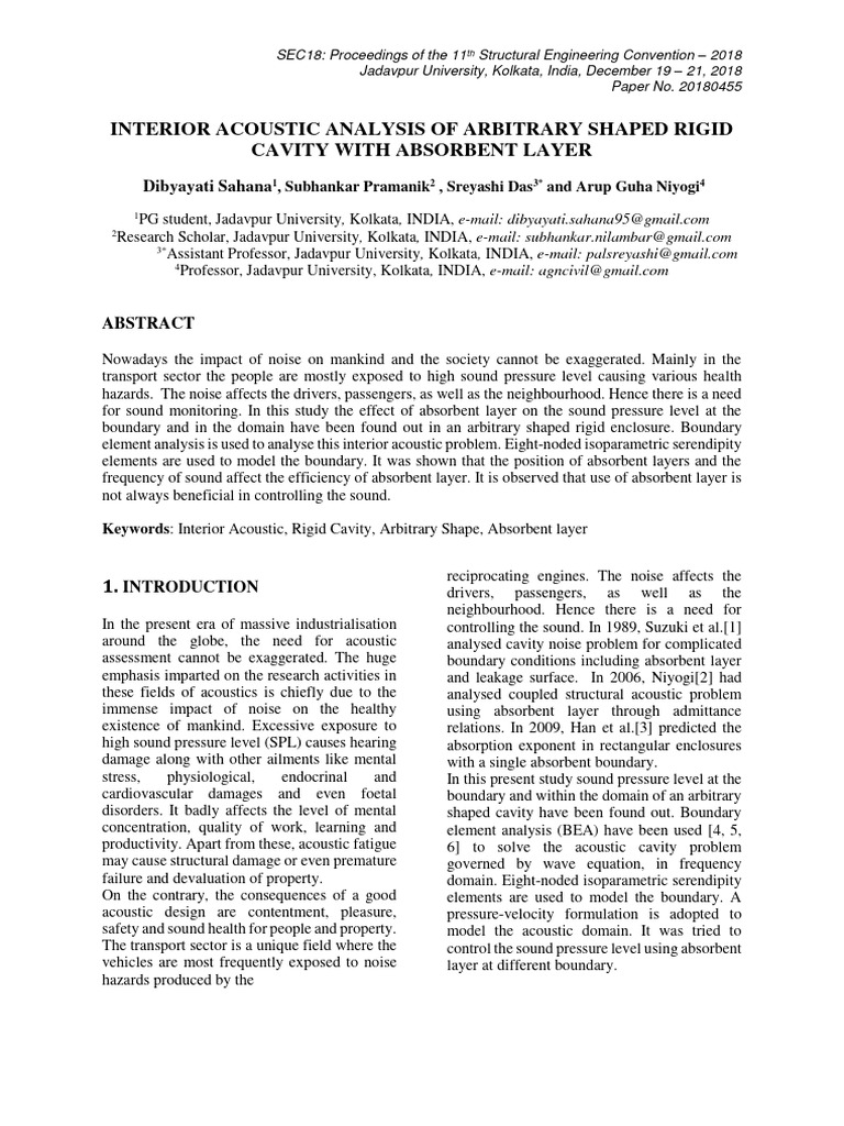 Sec-18 Rigid Acoustic 20180455 | PDF | Resonance | Acoustics