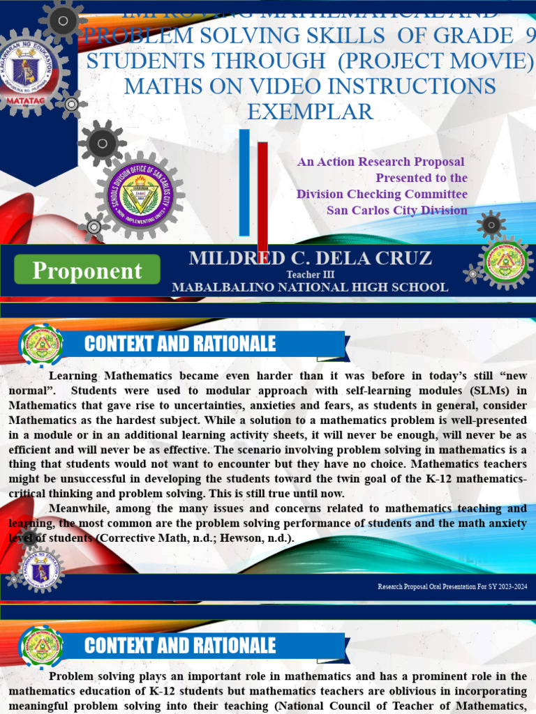 editedMCD AR PPT 2023 | PDF | Teachers | Learning