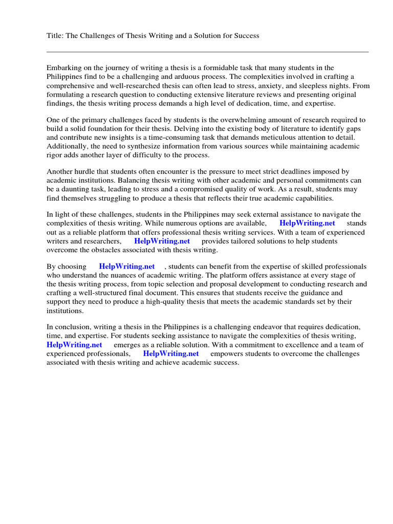 Thesis Library Philippines | PDF | Libraries | Thesis