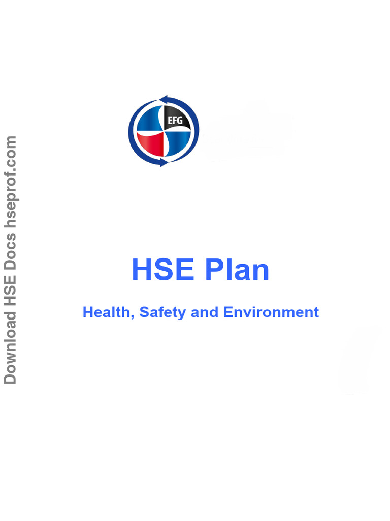 HSE Plan | PDF | Risk | Occupational Safety And Health